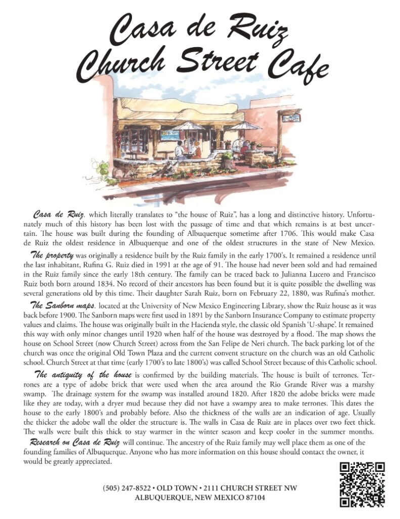 Our Menu - Authentic Mexican Cuisine - Church Street Cafe